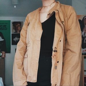 Aeropostale | Jackets & Coats | Tan Jean Jacket | Poshmark